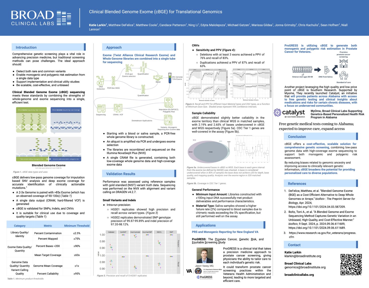 Clinical Blended Genome-Exome Sequencing | Broad Clinical Labs